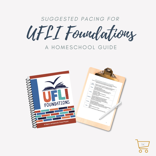 UFLI Foundations Review — Homespun Childhood