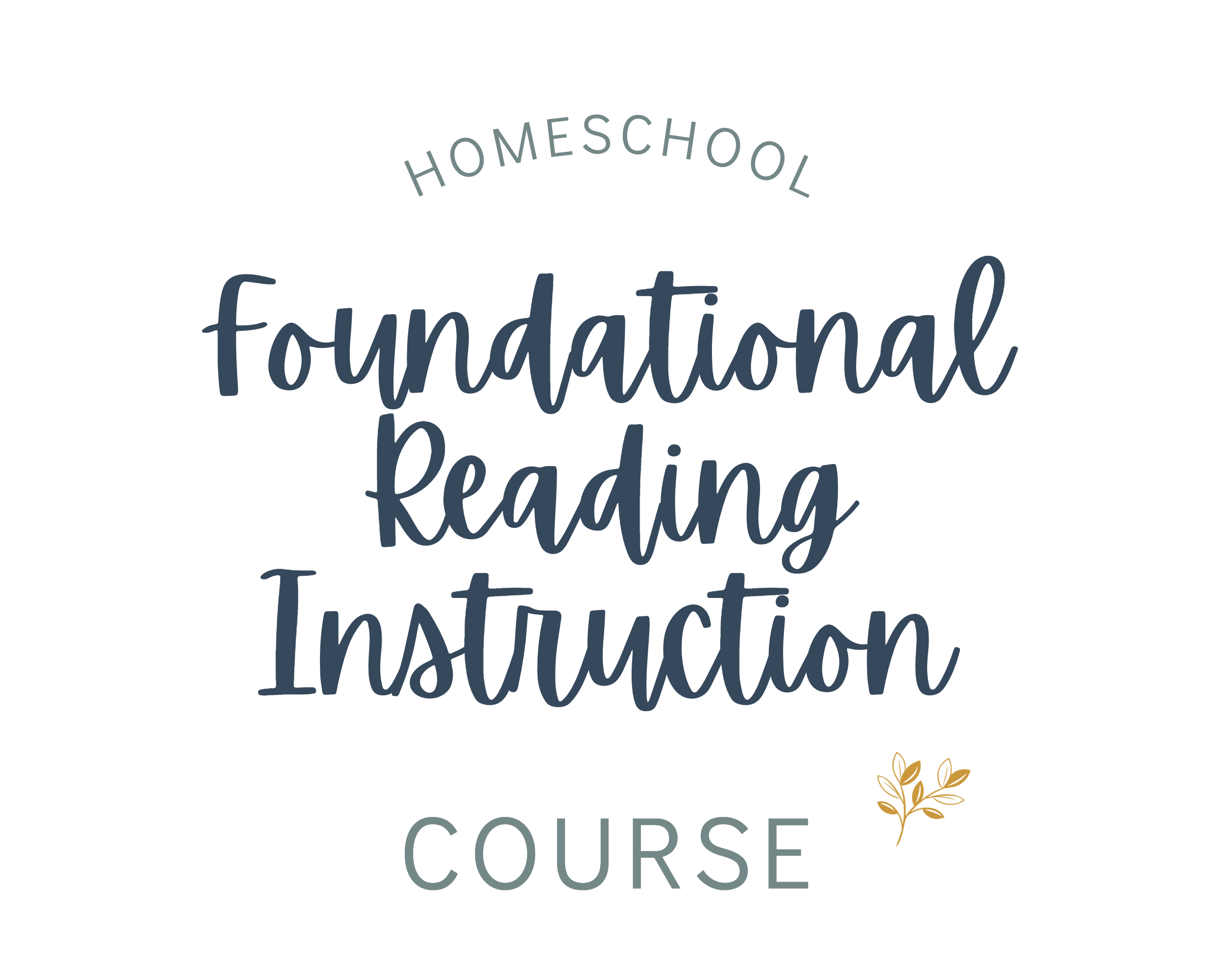 Foundational Reading Instruction Course — Homespun Childhood