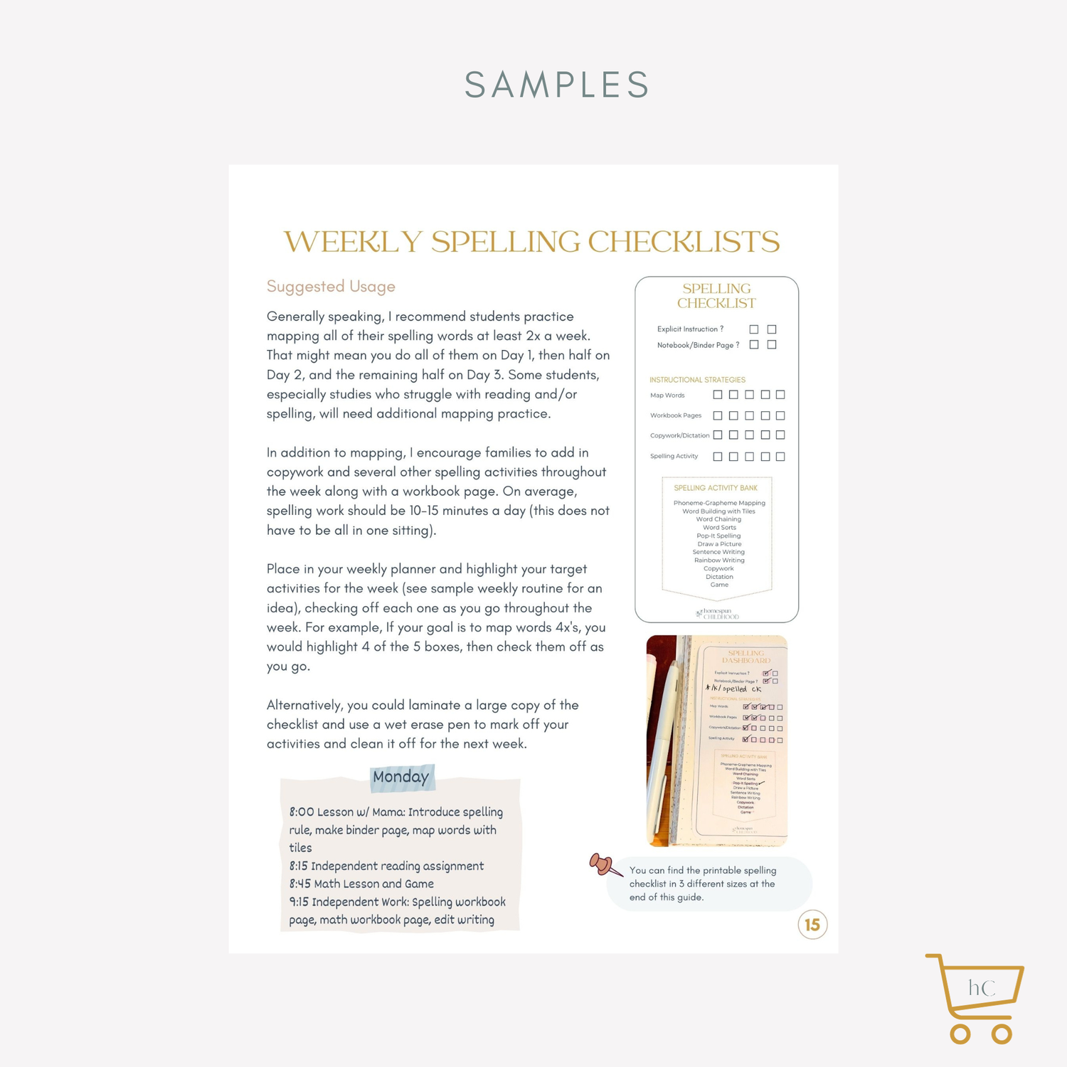 Spelling Instruction Guide — Homespun Childhood