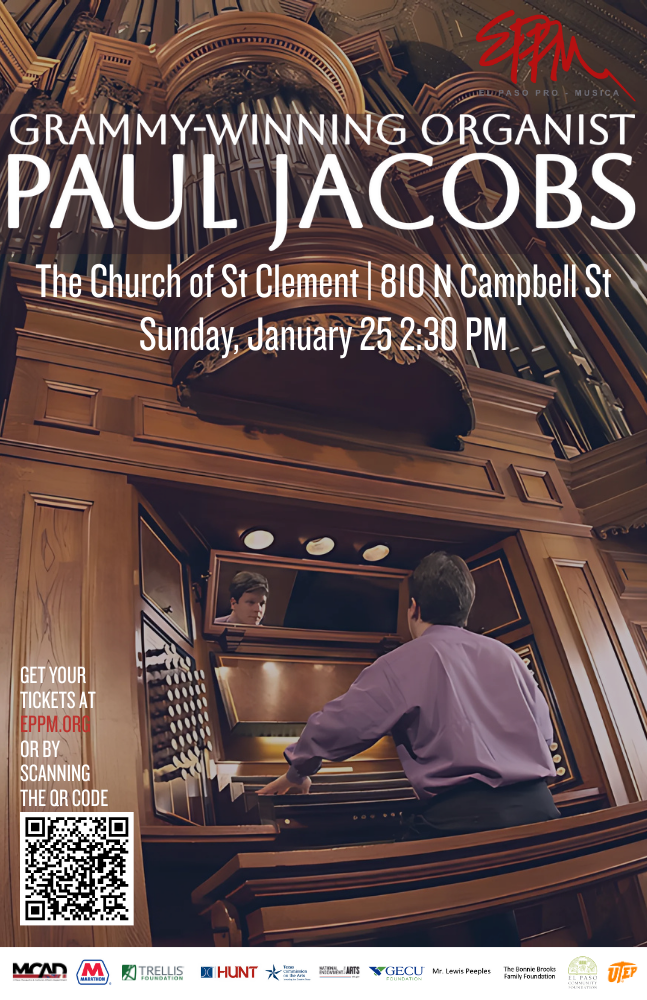 And the GRAMMY Goes To... Paul Jacobs — El Paso Pro Musica