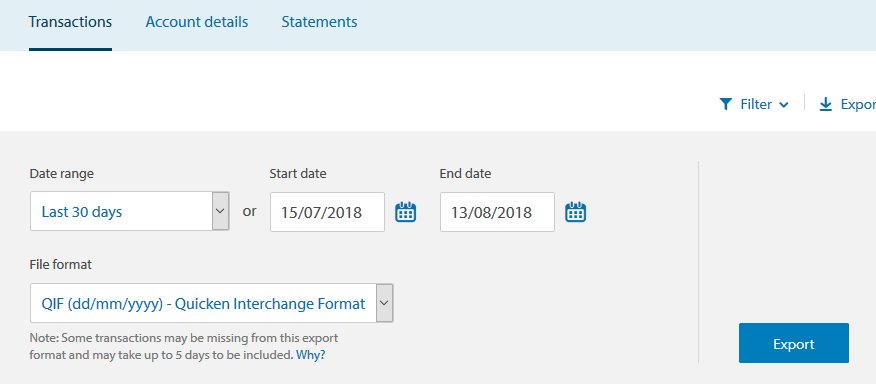 How to Download a .QIF File | Tax Professional Services