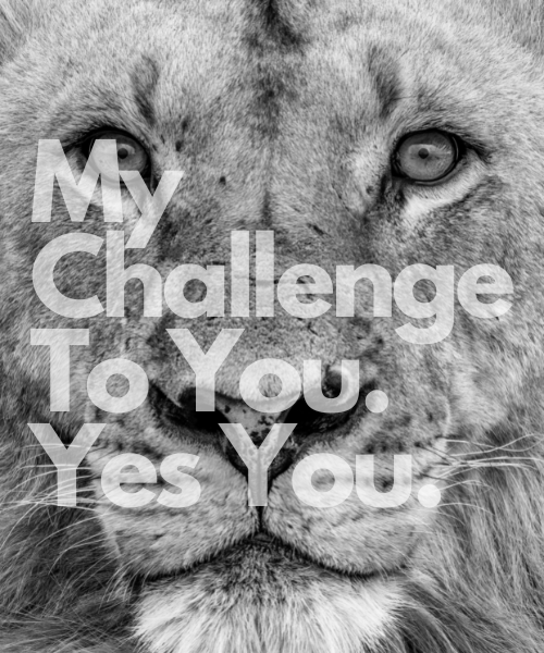 My Challenge To You. Yes You. — The Trauma Therapist Project