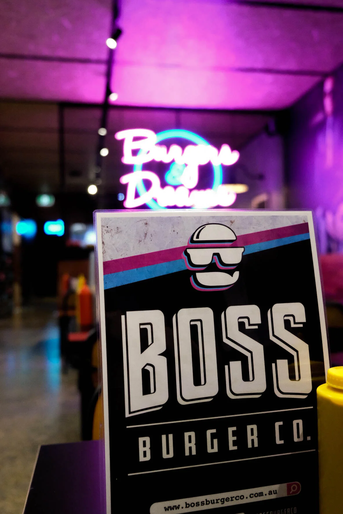 Menu — Boss Burger