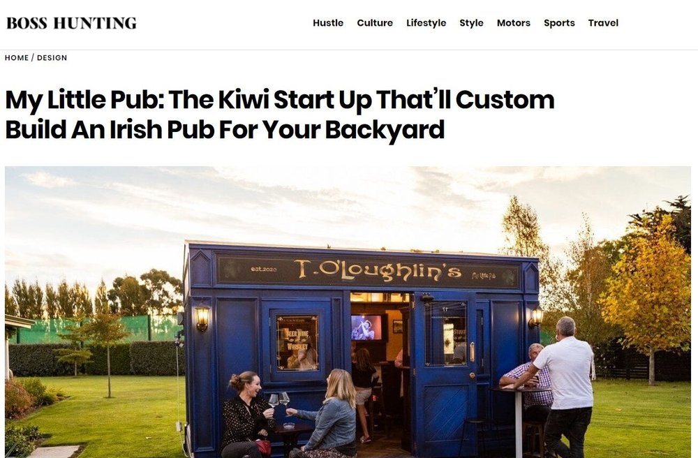 Boss Hunting - “My Little Pub: The Kiwi Start Up That’ll Custom Build ...