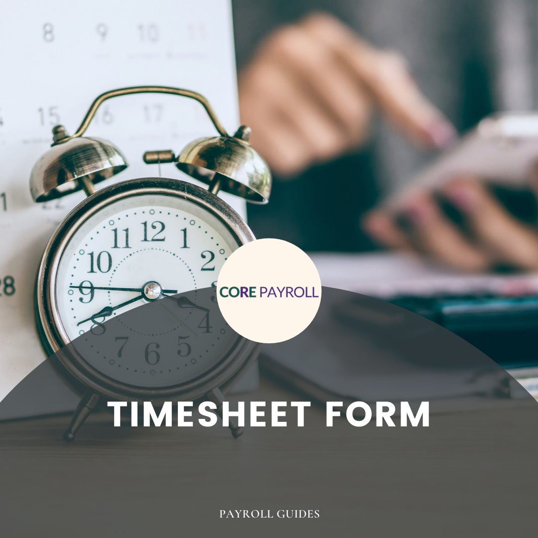Payroll Timesheet — Core Payroll
