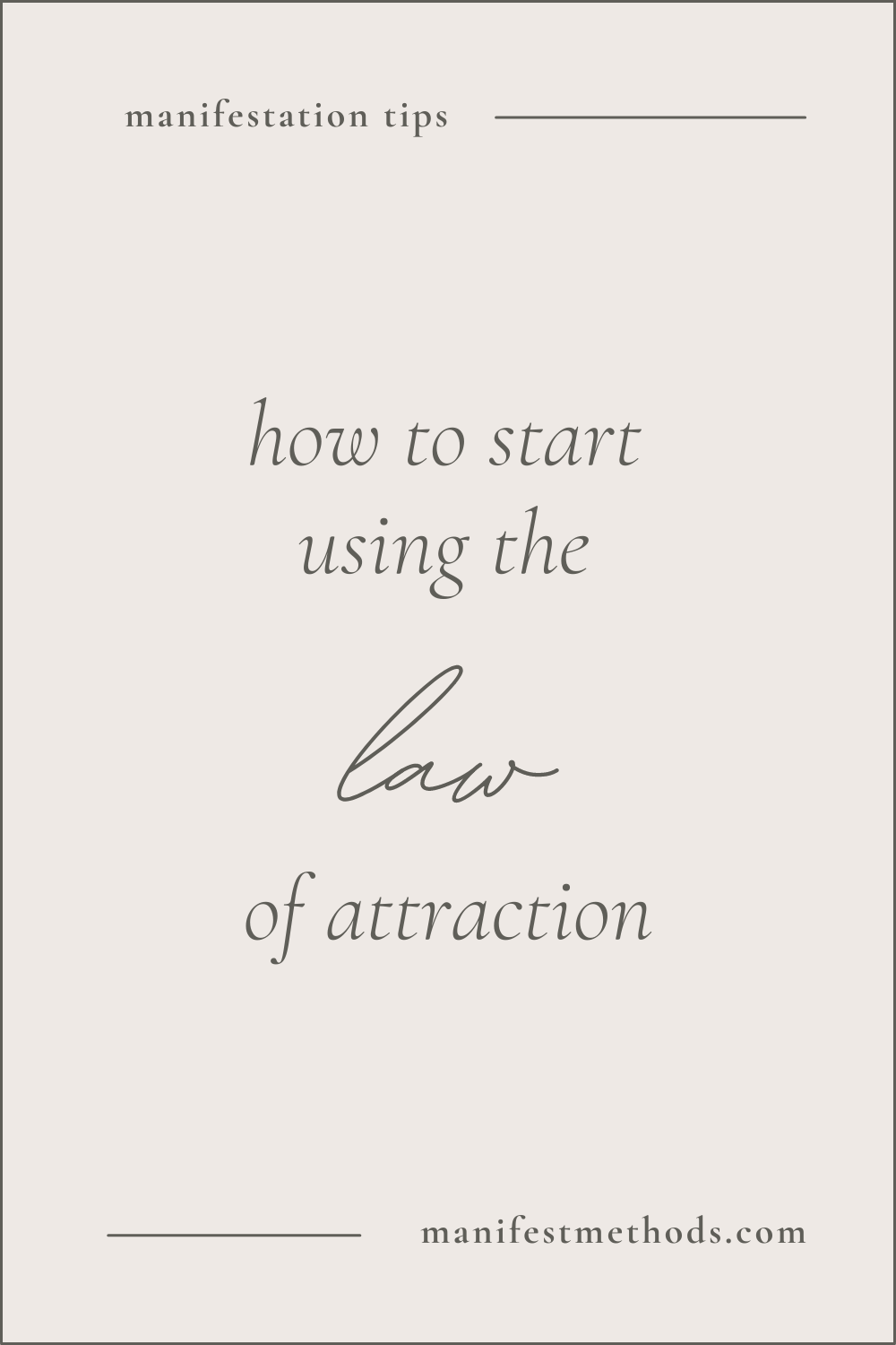 What Is The Law Of Attraction And How Does It Work? — Manifest Methods