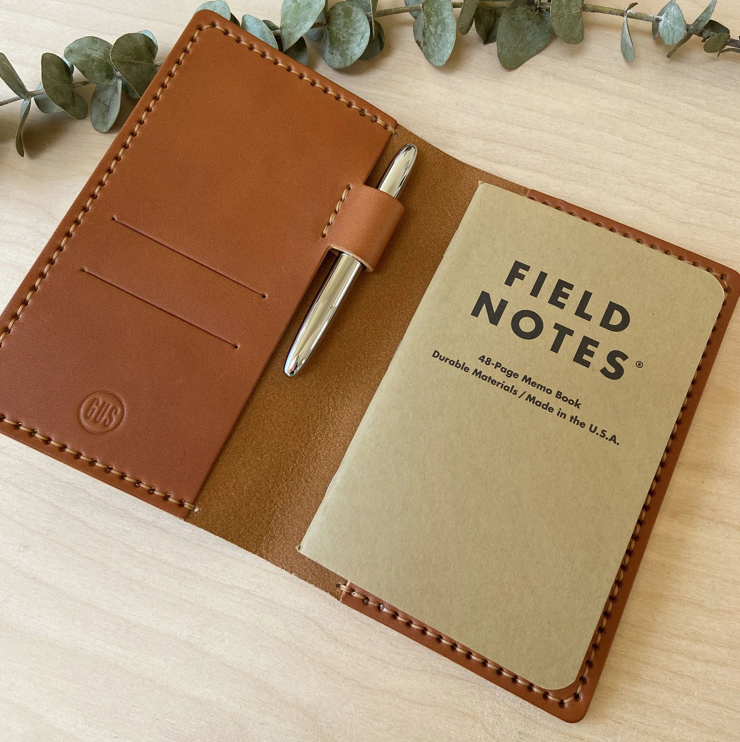 Leather Journal Cover for Field Notes — Gus Leather Goods