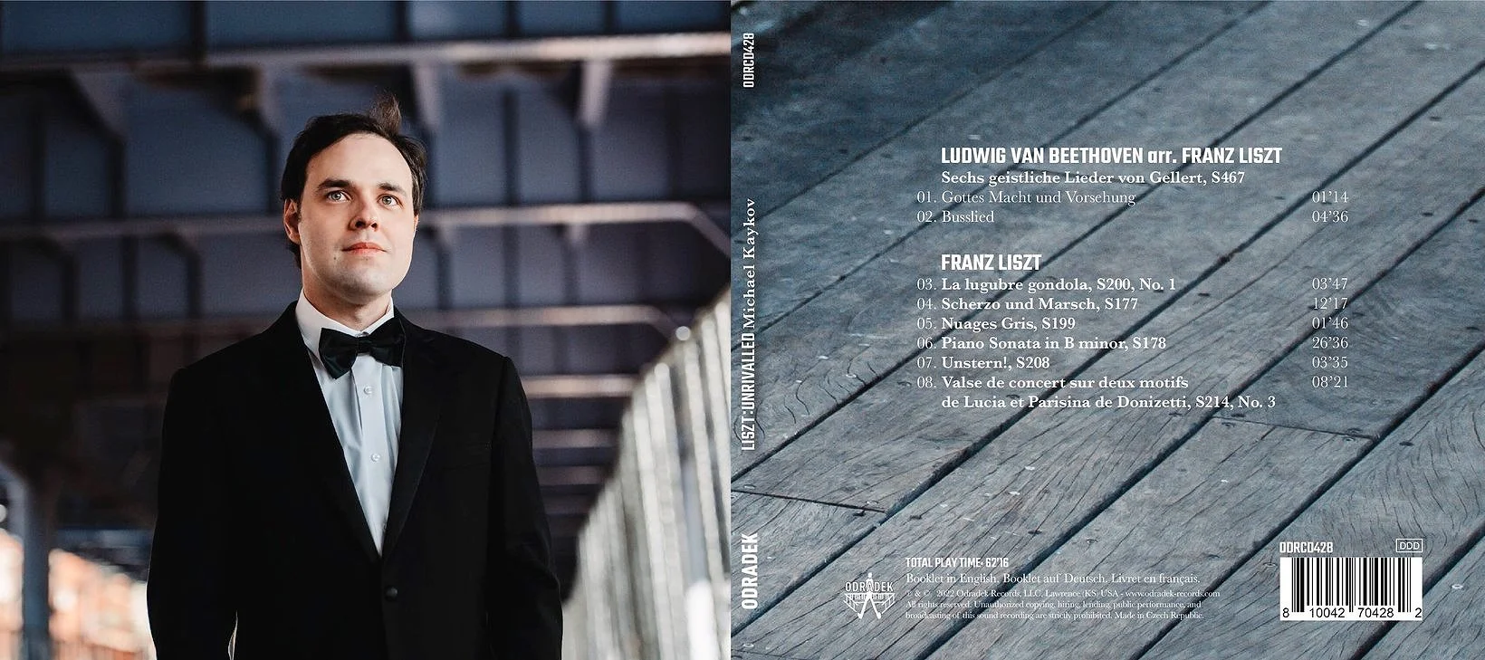 Michael Kaykov. Piano. Odradek Records. Liszt: Unrivaled. — Michael ...