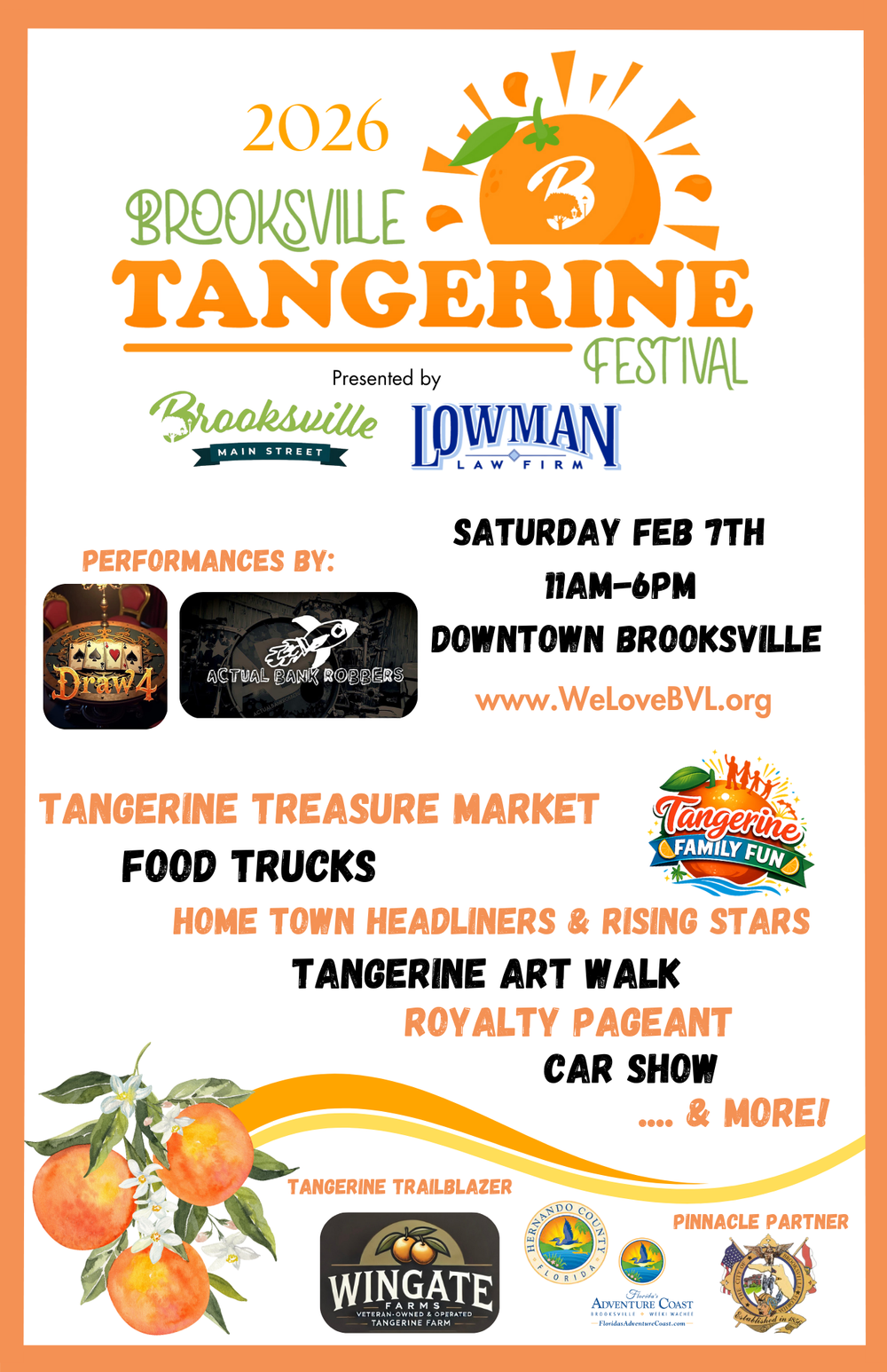 Tangerine Festival - Brooksville, FL — Brooksville Main Street