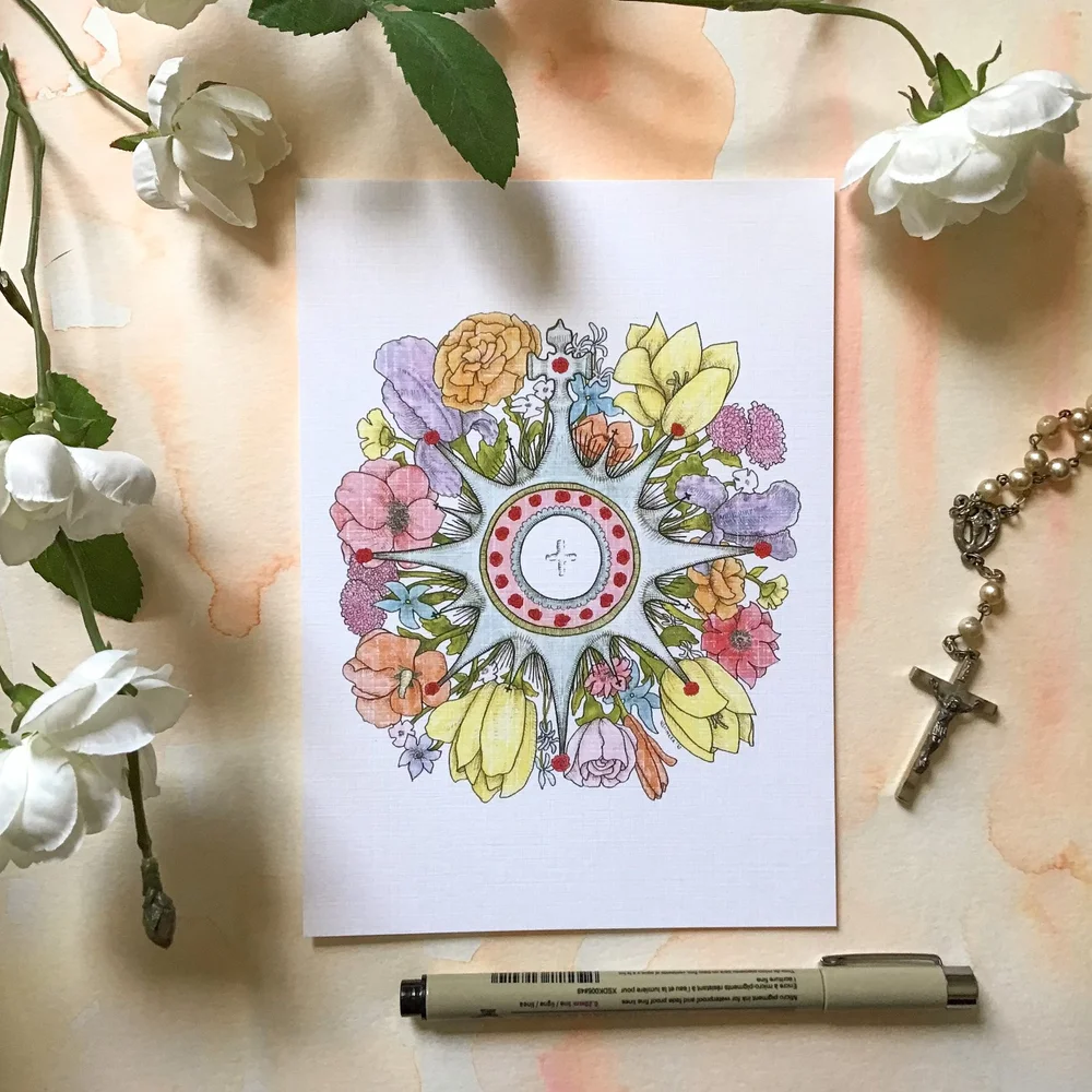 Eucharistic Adoration Art