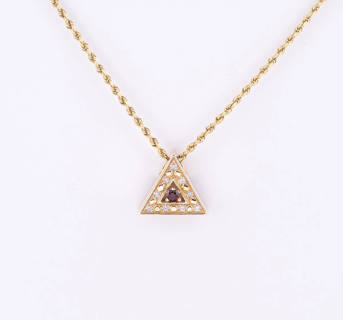 Delta Sigma Theta 14K All Diamond Delta in Circle .36ct TW — Fourteen ...