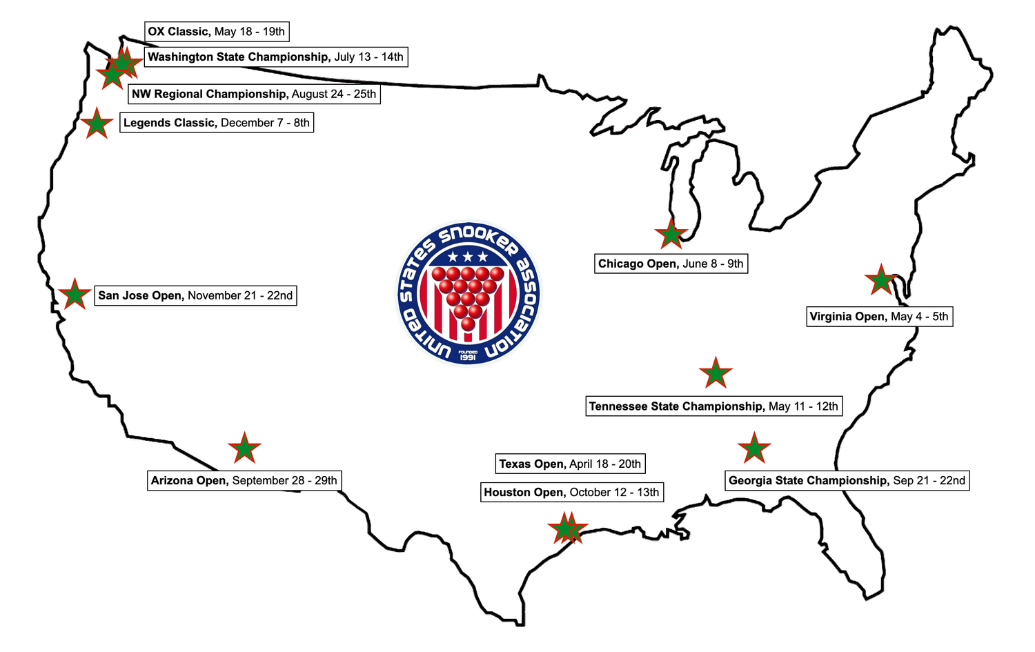 2024 USSA National Snooker Tour — OX BILLIARDS