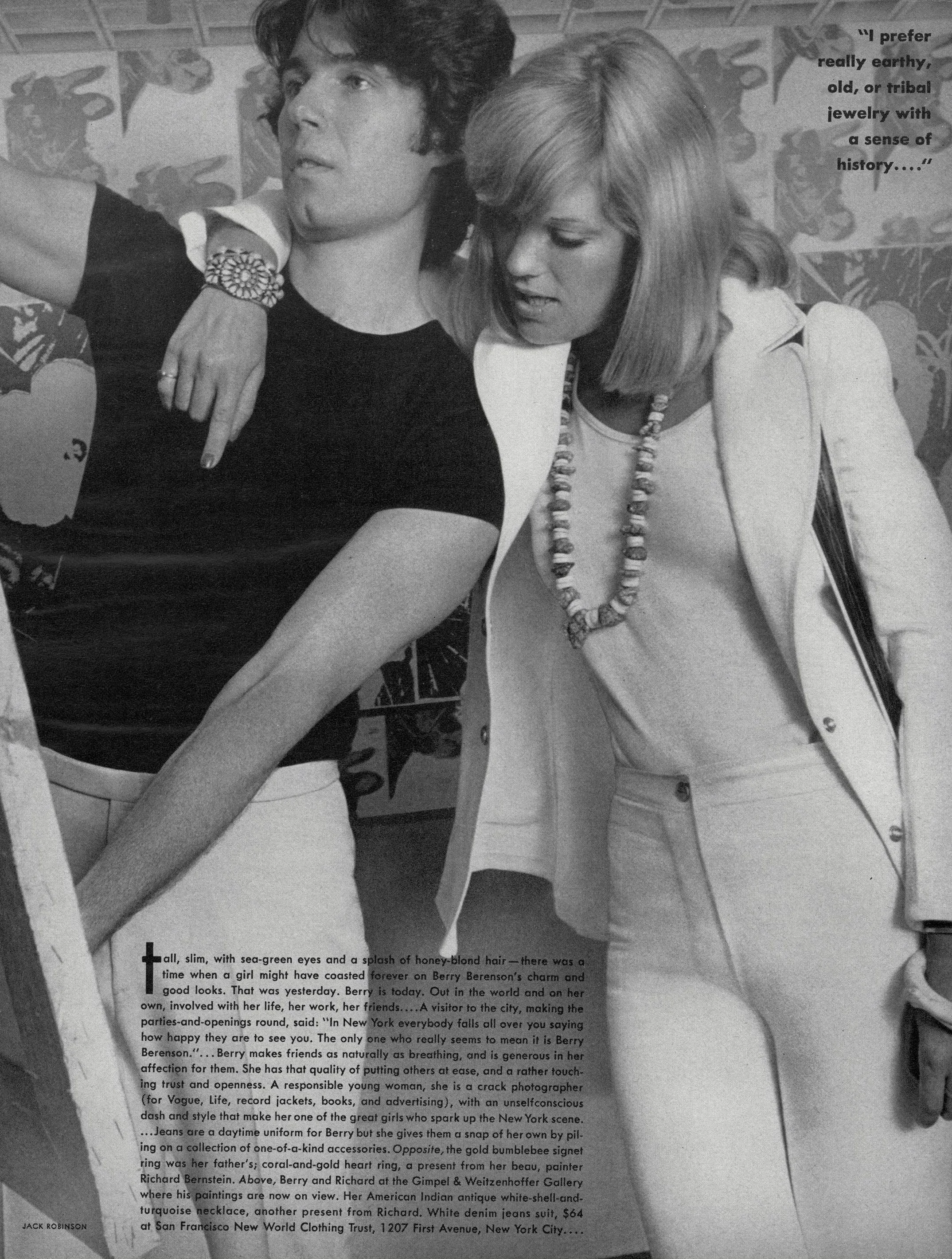 Richard Bernstein (artist) and Berry Berenson Photos, News and Videos ...