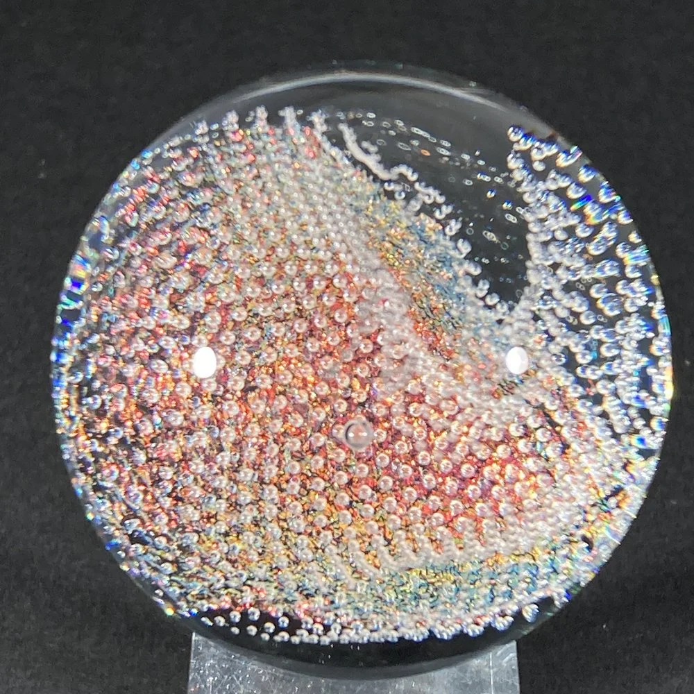 Acrylic Dimple Stand, 2.5" tall | Josh Simpson Glass