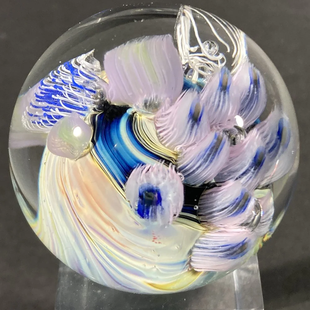 Acrylic Dimple Stand, 0.75" tall | Josh Simpson Glass