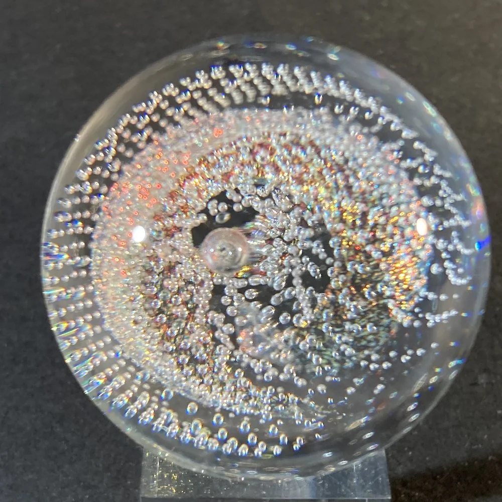 Acrylic Dimple Stand, 2.5" tall | Josh Simpson Glass