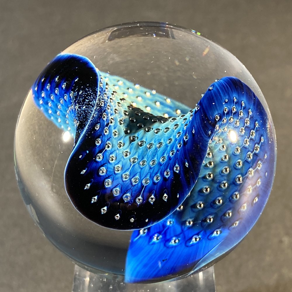 Acrylic Dimple Stand, 2" tall | Josh Simpson Glass