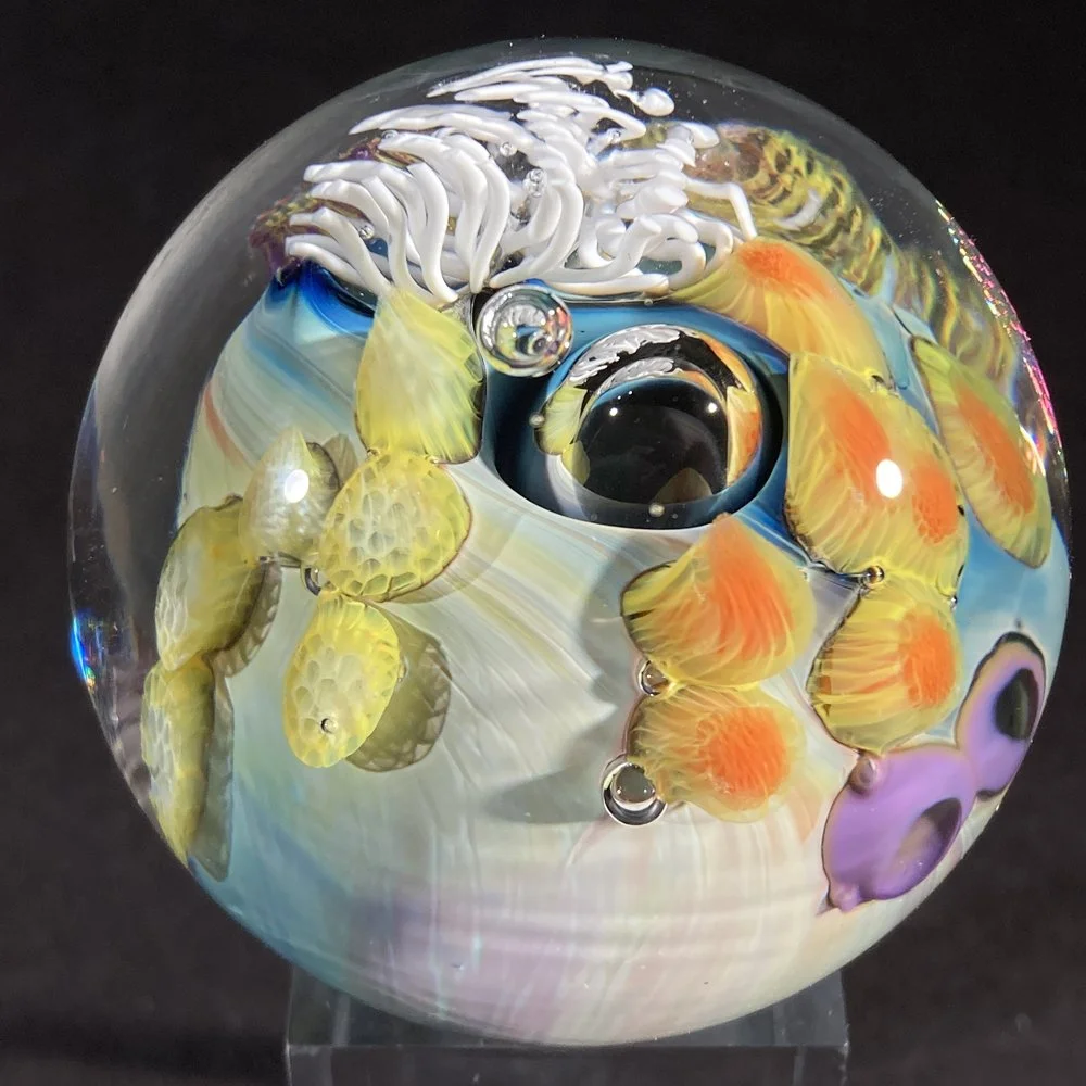 Acrylic Dimple Stand, 3" tall | Josh Simpson Glass