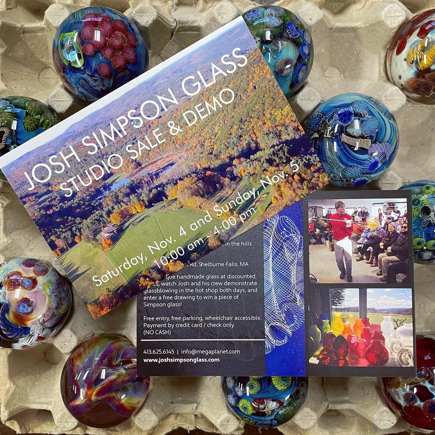 Josh Simpson Glass Studio Sale 2023 | Josh Simpson Glass
