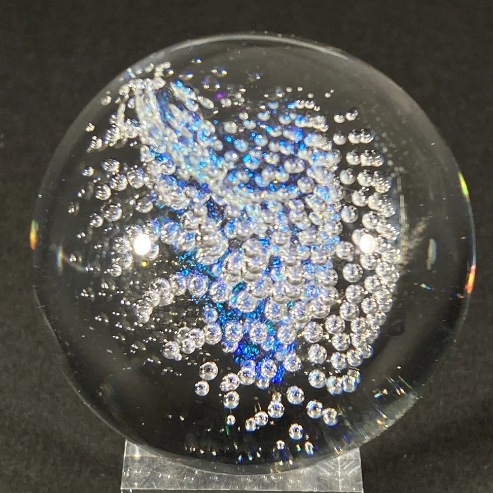 Acrylic Dimple Stand, 2.5" tall | Josh Simpson Glass