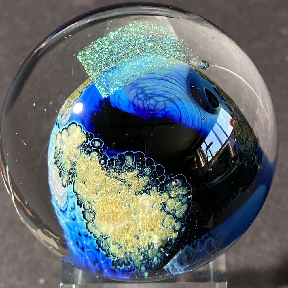 Acrylic Dimple Stand, 2" tall | Josh Simpson Glass