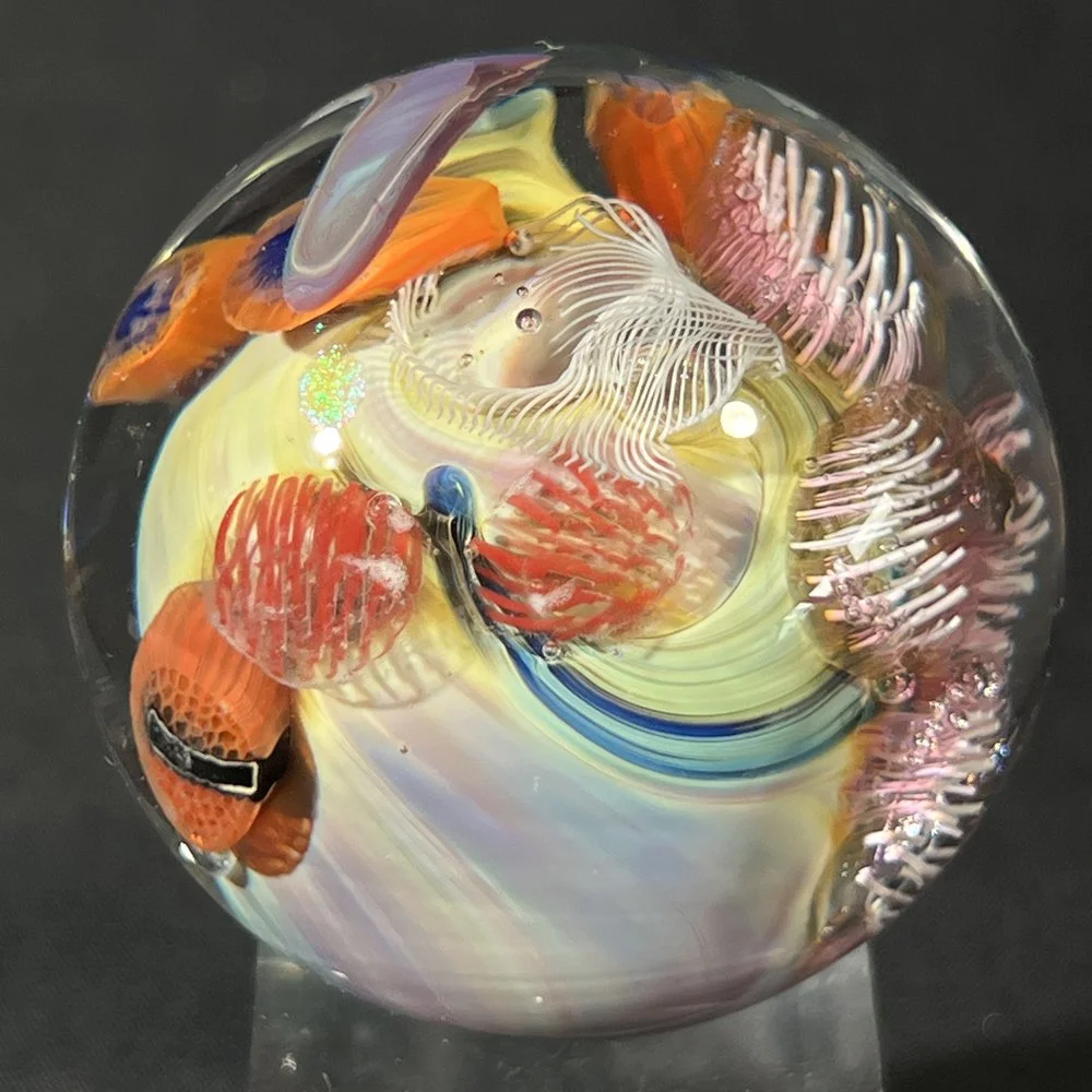 Acrylic Dimple Stand, 1.25" tall | Josh Simpson Glass