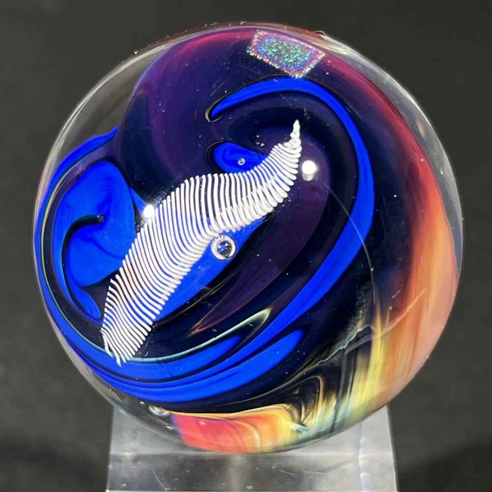 Acrylic Dimple Stand, 1.25" tall | Josh Simpson Glass