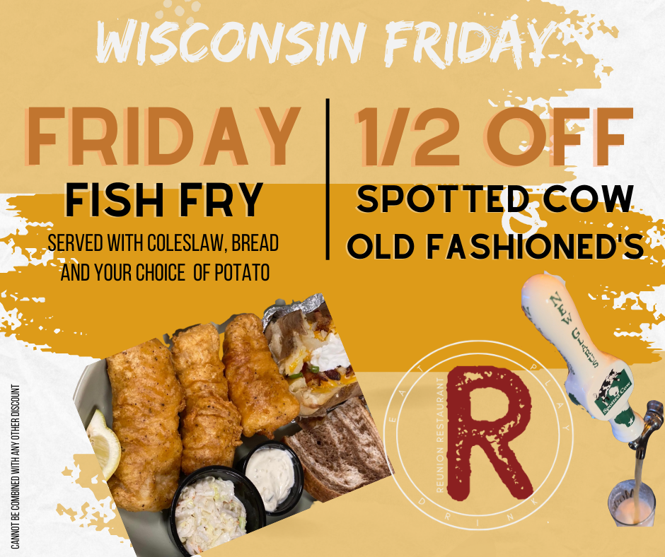 Daily Specials | Reunion Restaurant - Eat, Drink, PLAY!