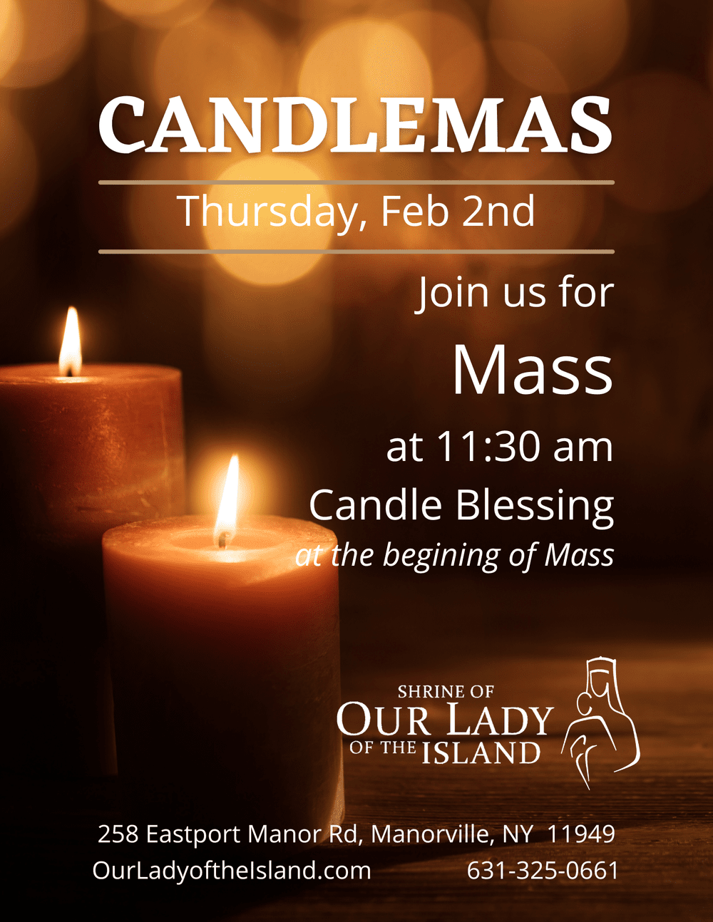 Candlemas — Shrine of Our Lady of the Island