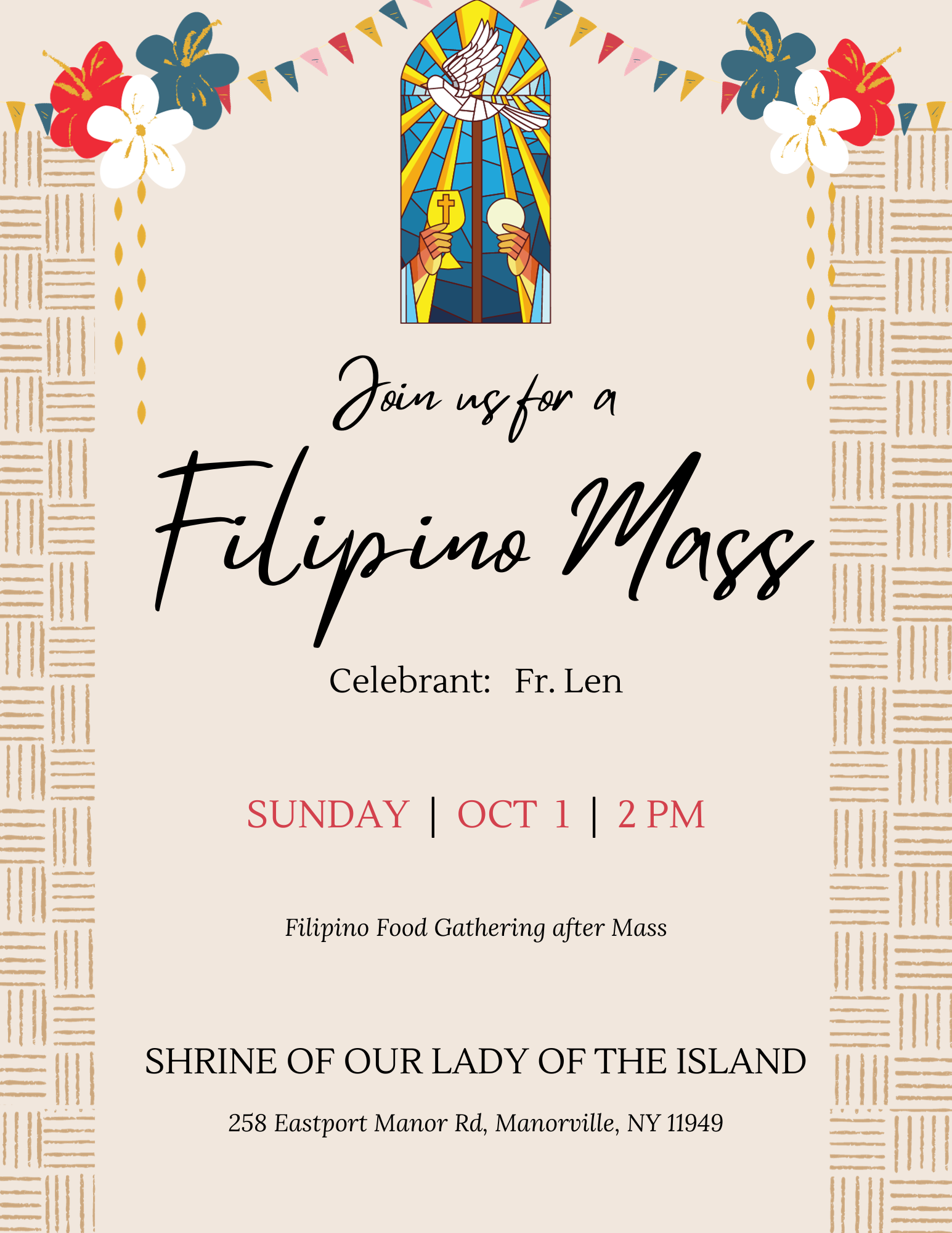 Filipino Mass — Shrine of Our Lady of the Island