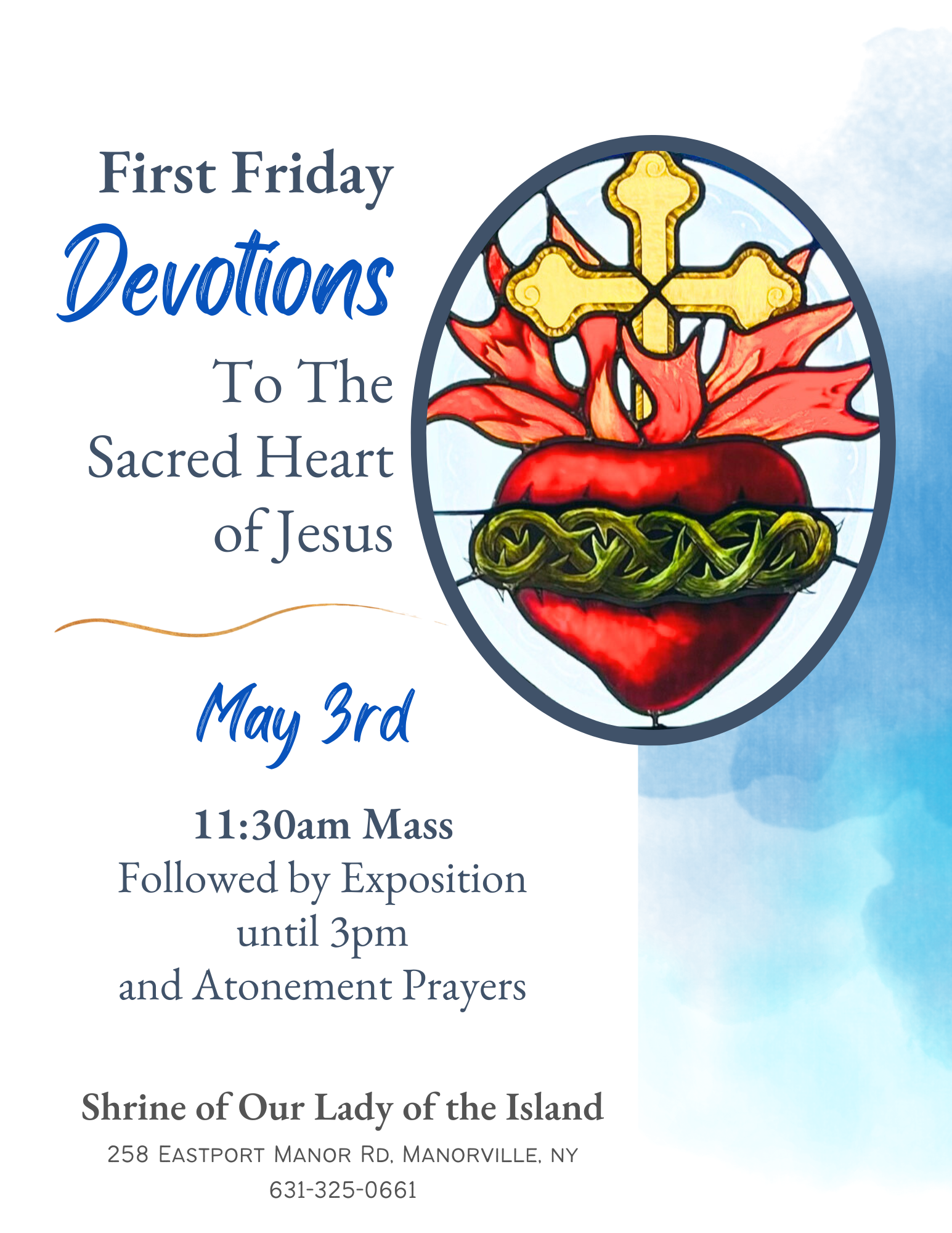 First Friday Devotions — Shrine of Our Lady of the Island