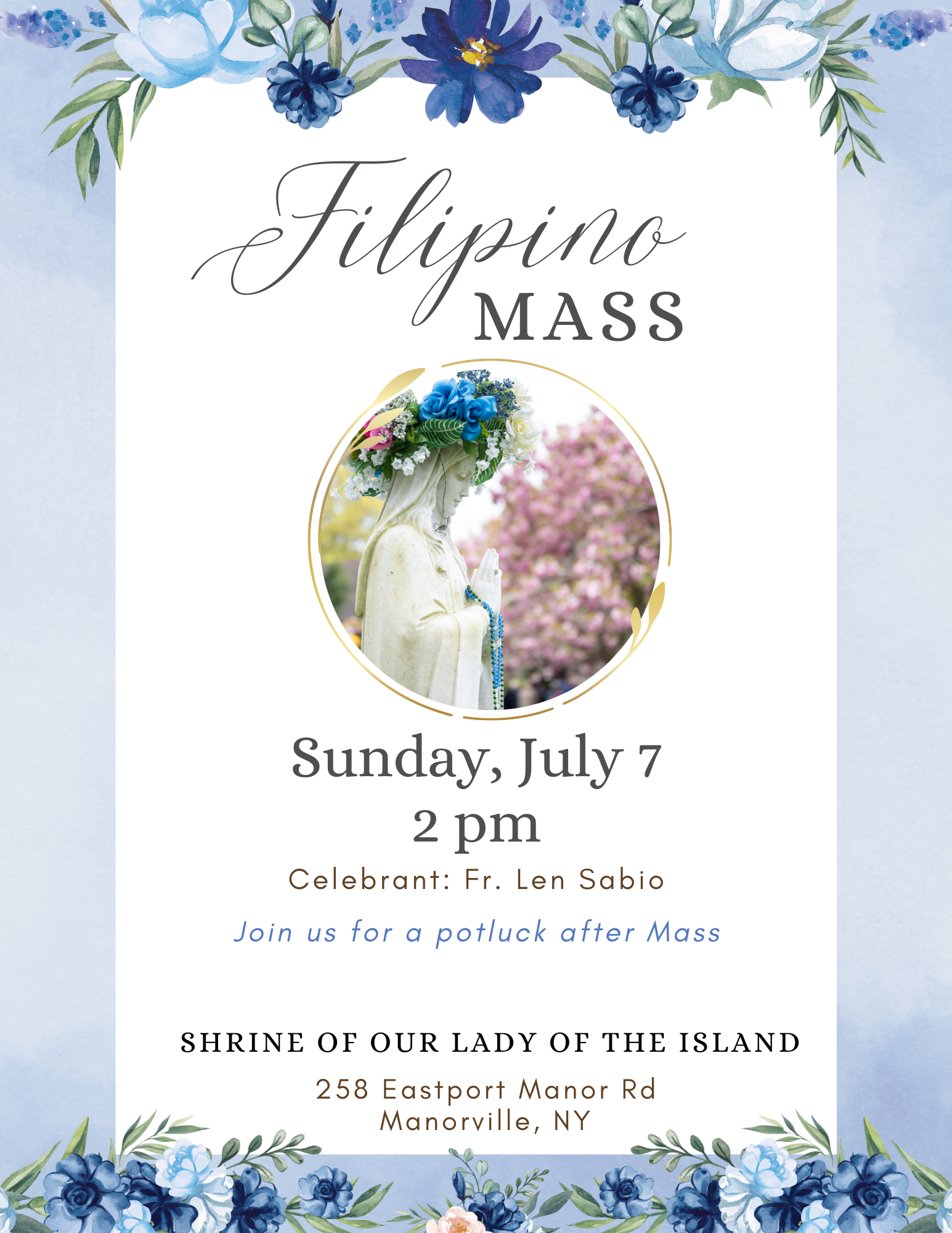 Filipino Mass — Shrine of Our Lady of the Island