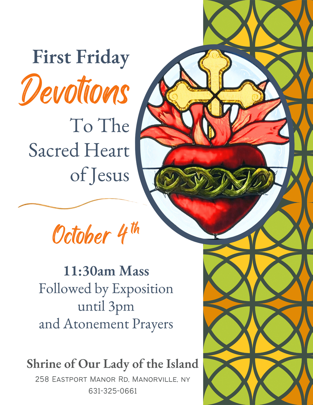 First Friday Devotions — Shrine of Our Lady of the Island