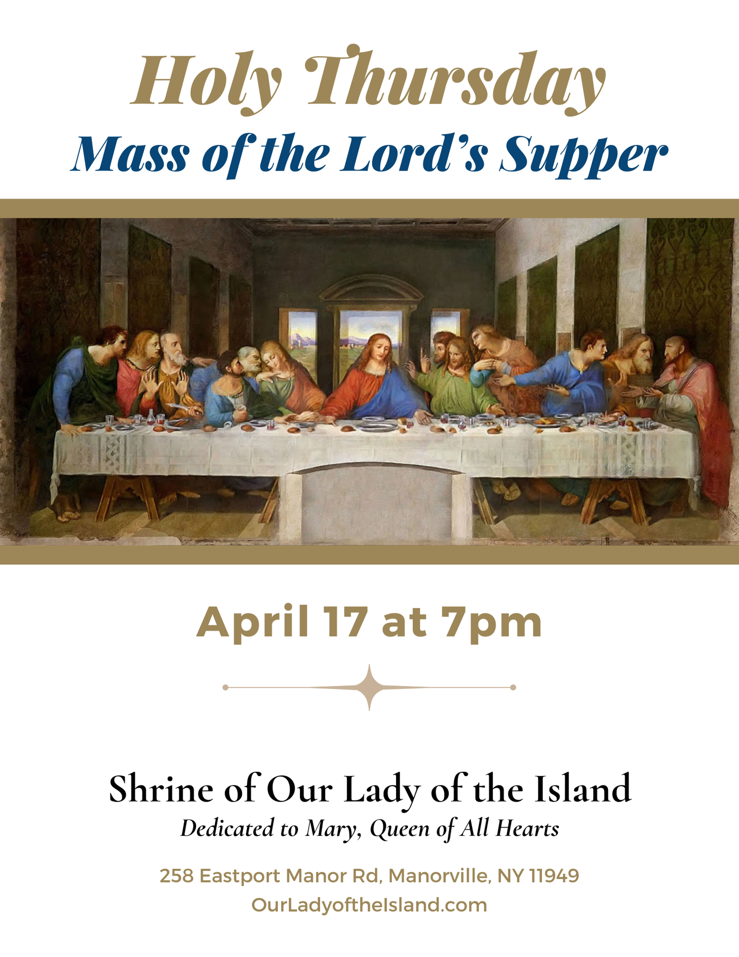 Shrine Events — Shrine of Our Lady of the Island