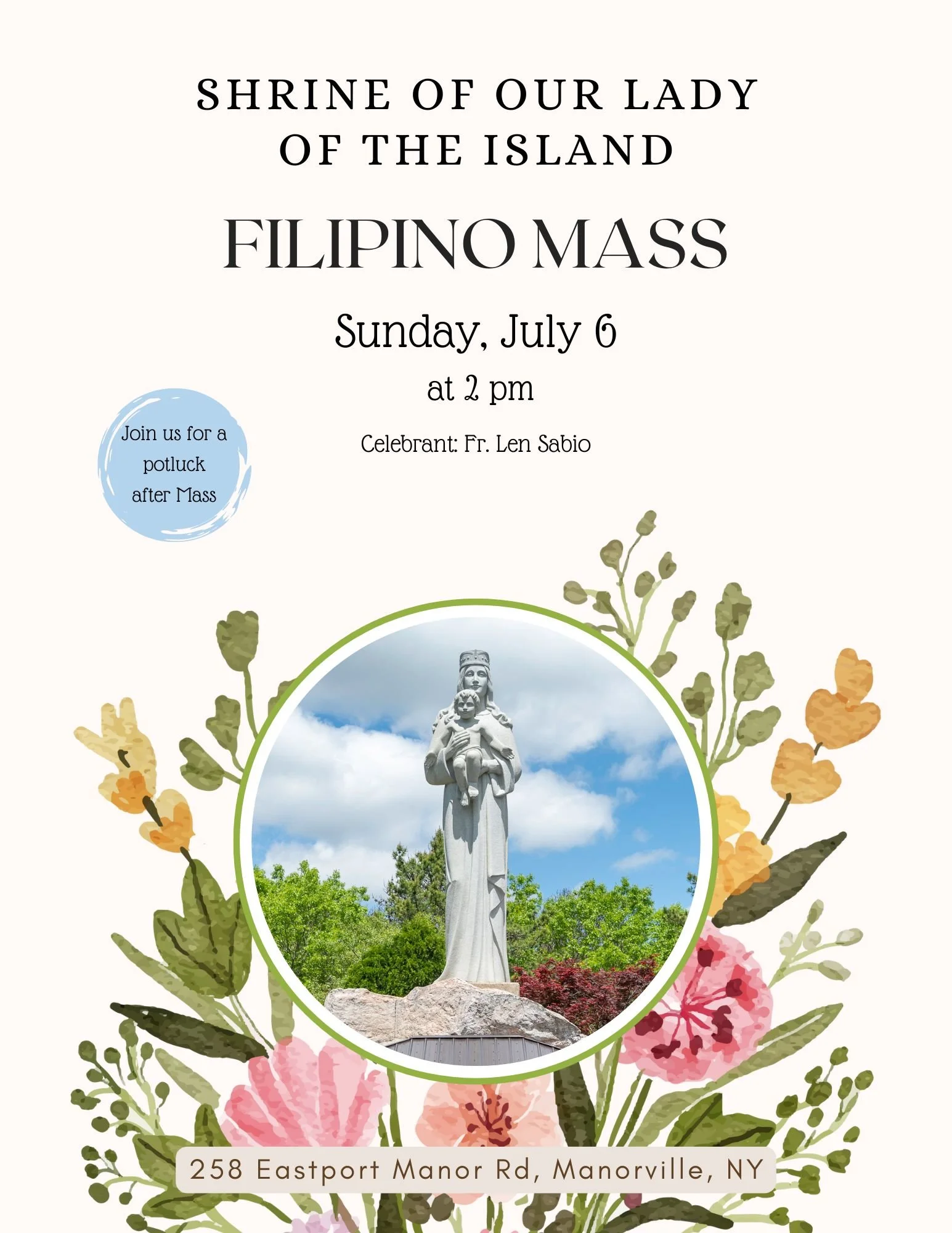 Filipino Mass — Shrine of Our Lady of the Island