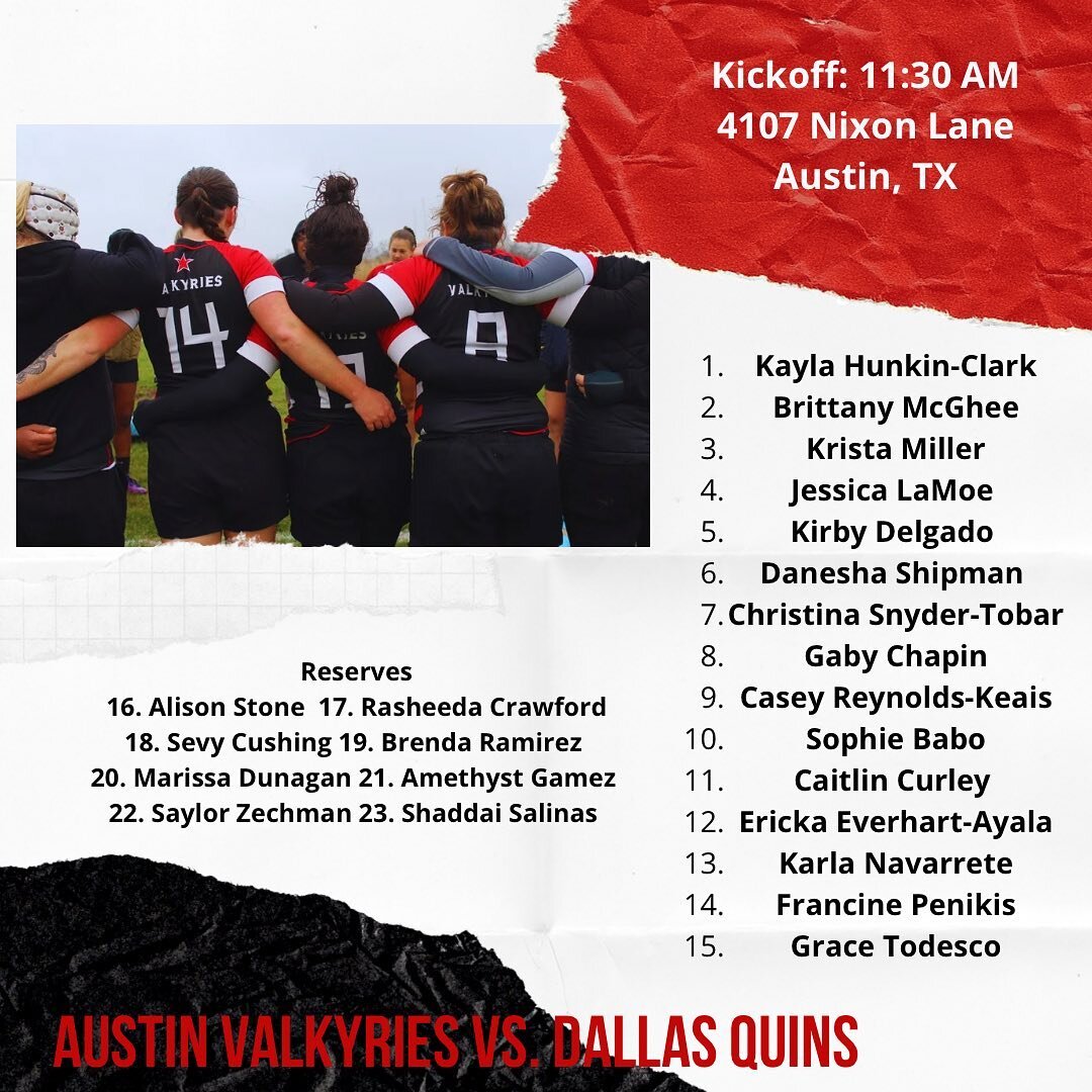 Austin Valkyries Women's Rugby Club