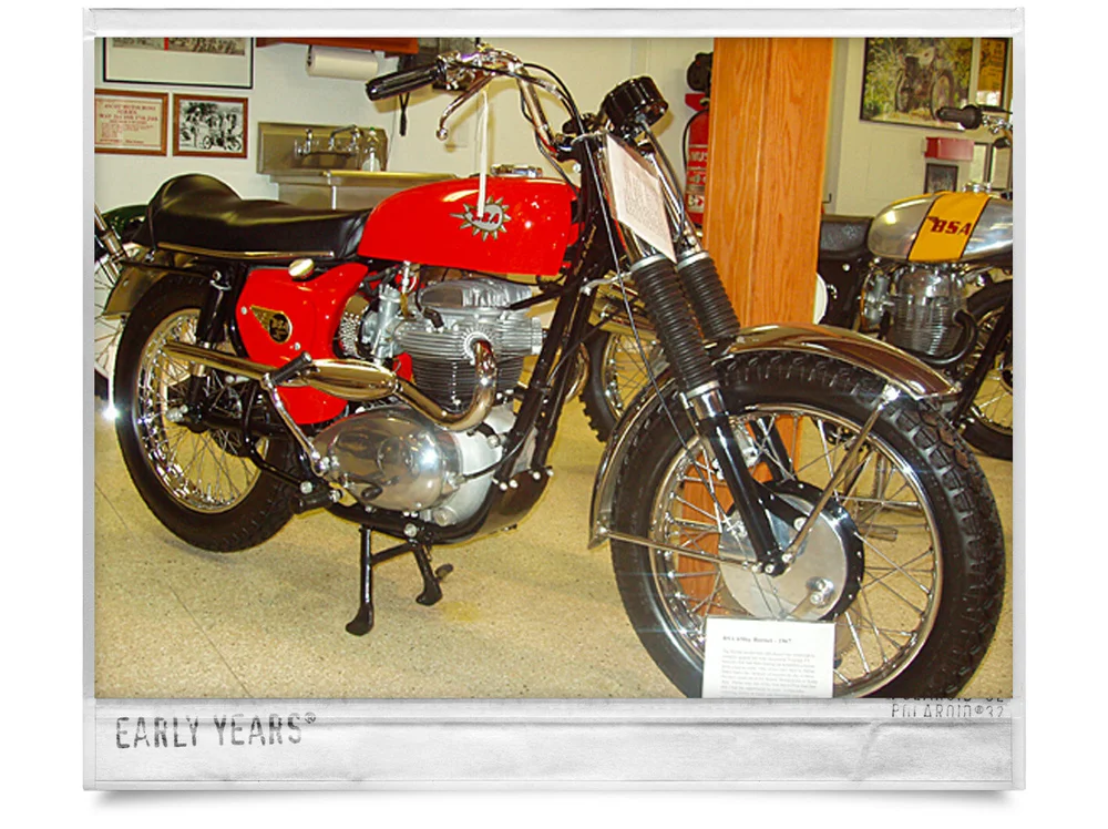 MOTORCYCLES — EARLY YEARS OF MOTOCROSS