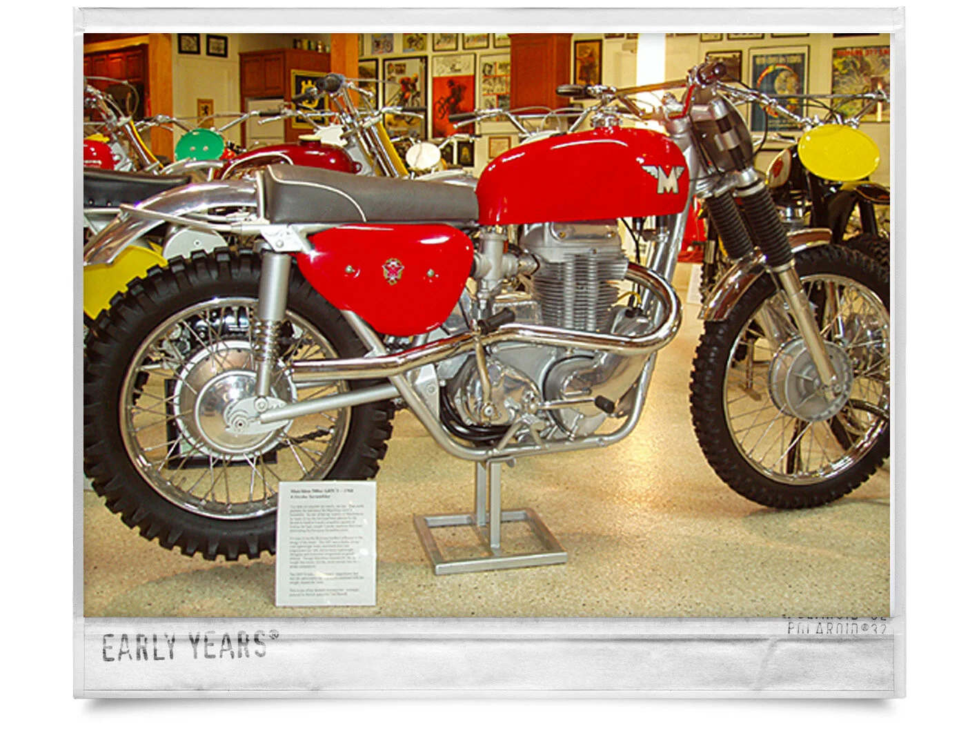 MOTORCYCLES — EARLY YEARS OF MOTOCROSS