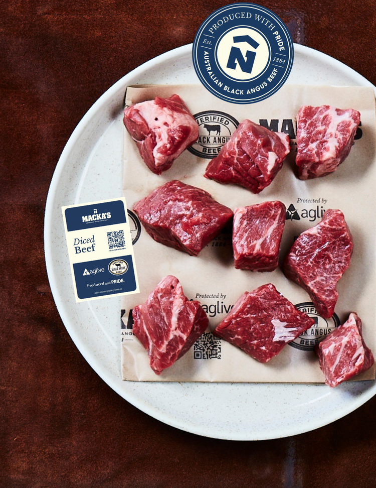Know Your Cut - Diced Beef — Macka's Australian Black Angus Beef