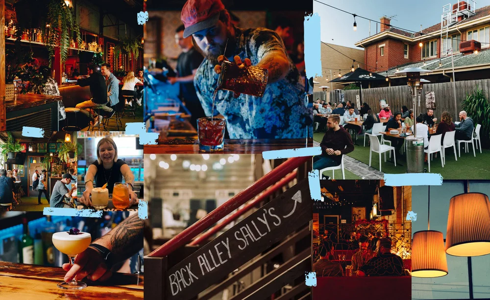 Bar in Footscray (Chilled Local Vibe) I Back Alley Sallys — 4 People