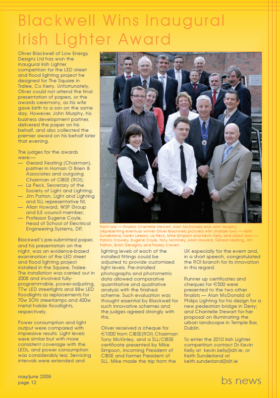 Tralee, The Square | Exterior LED Lighting UK — Low Energy Designs