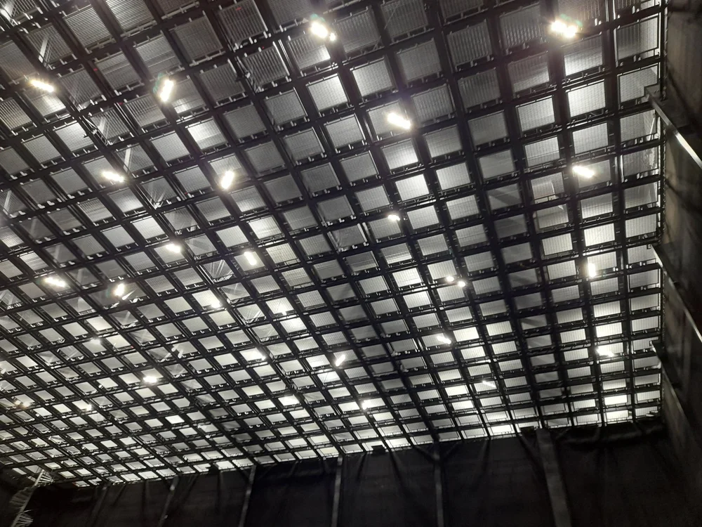 LH2 Studios achieve a 30% light increase with LED lighting at 18m high ...