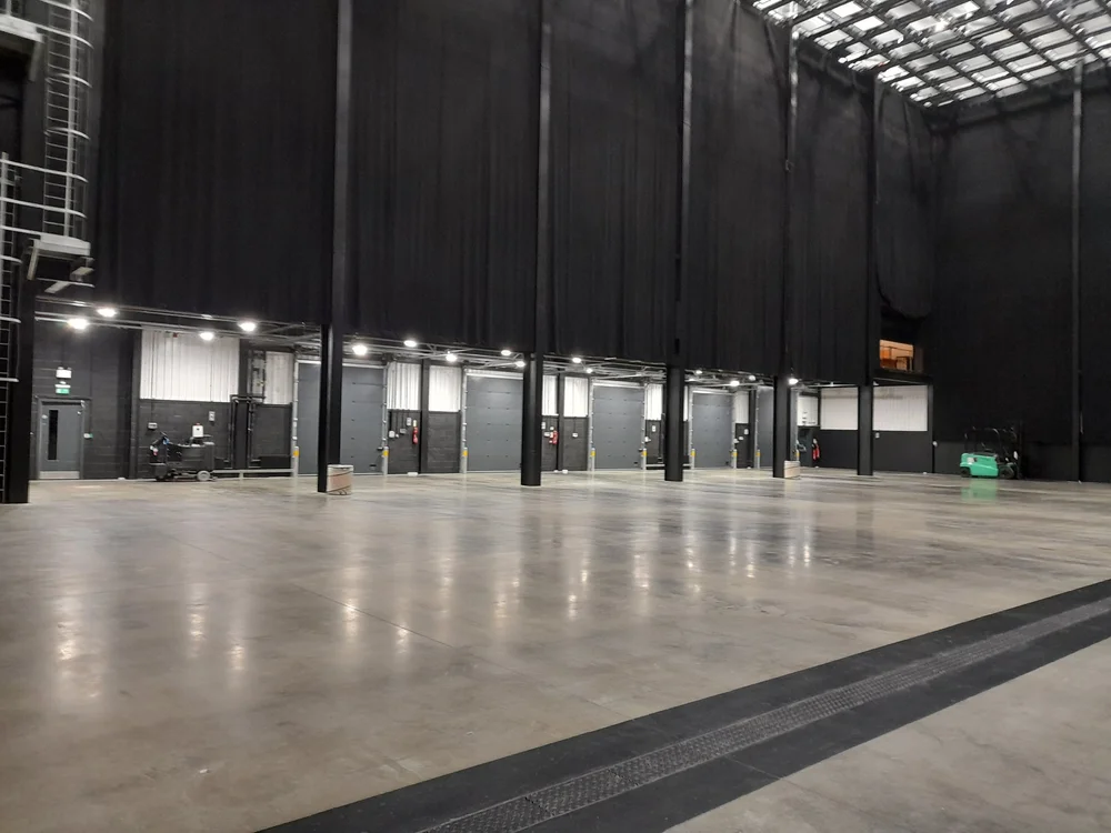 LH2 Studios achieve a 30% light increase with LED lighting at 18m high ...