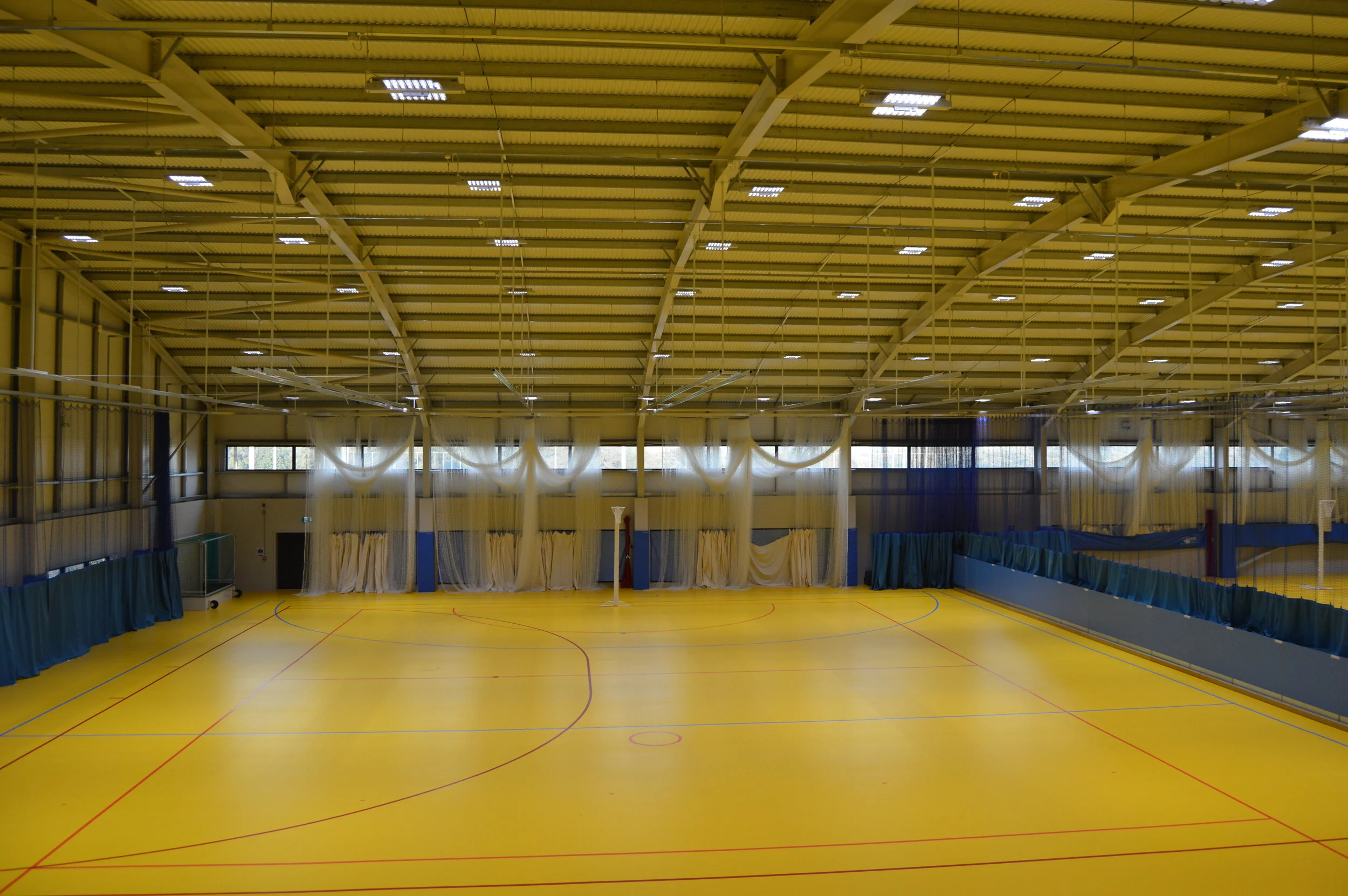 Polo Farm Sports Club - Sports Hall | Sports LED Lighting UK — Low ...