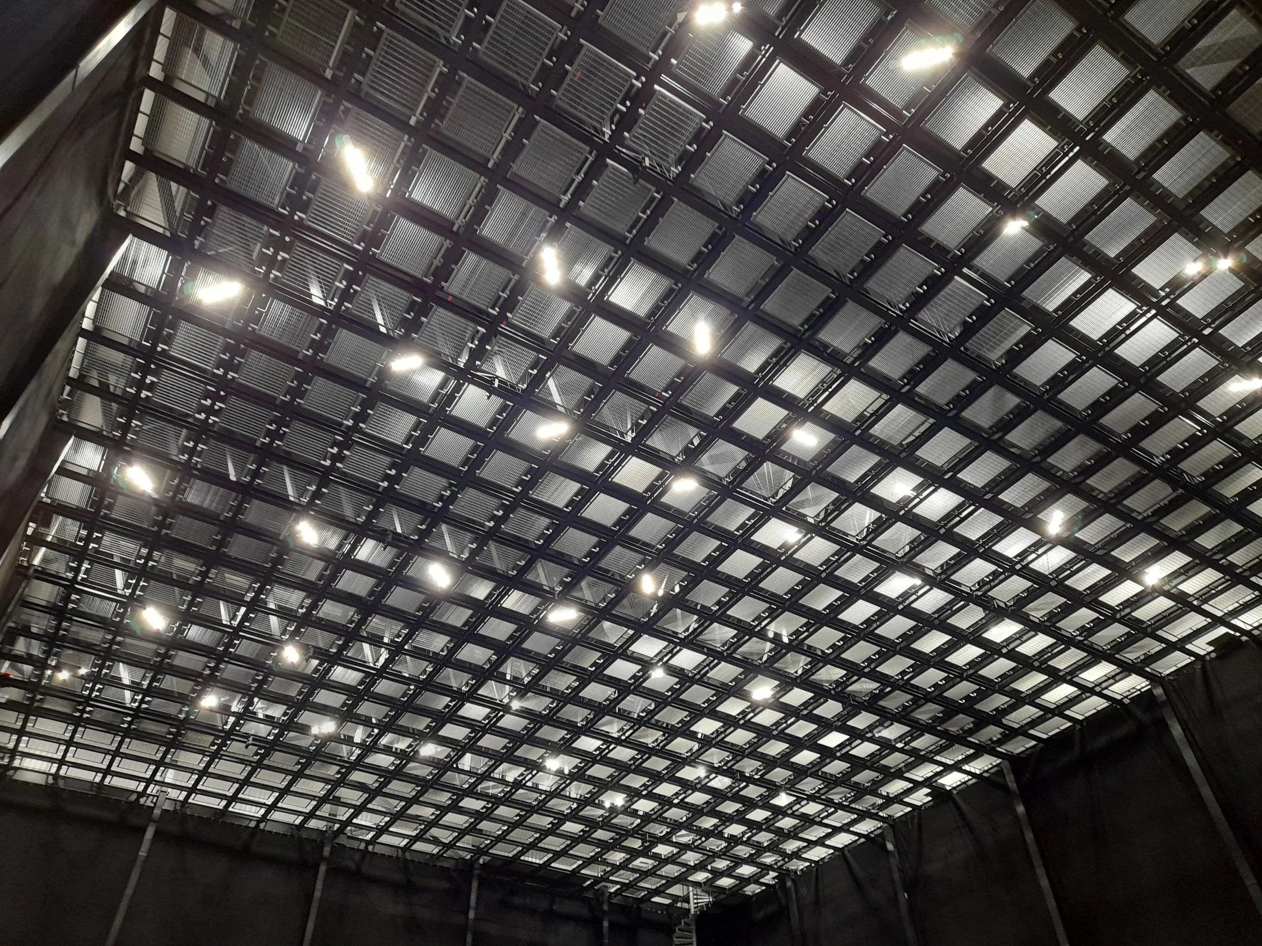 LH2 Studios achieve a 30% light increase with LED lighting at 18m high ...