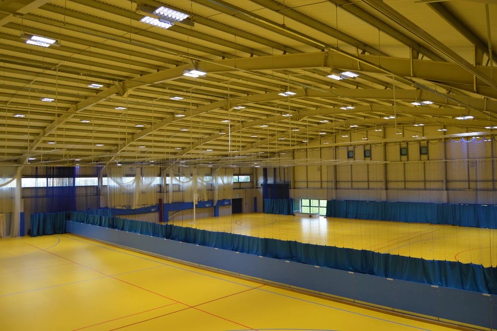 Polo Farm Sports Club - Sports Hall | Sports LED Lighting UK — Low ...