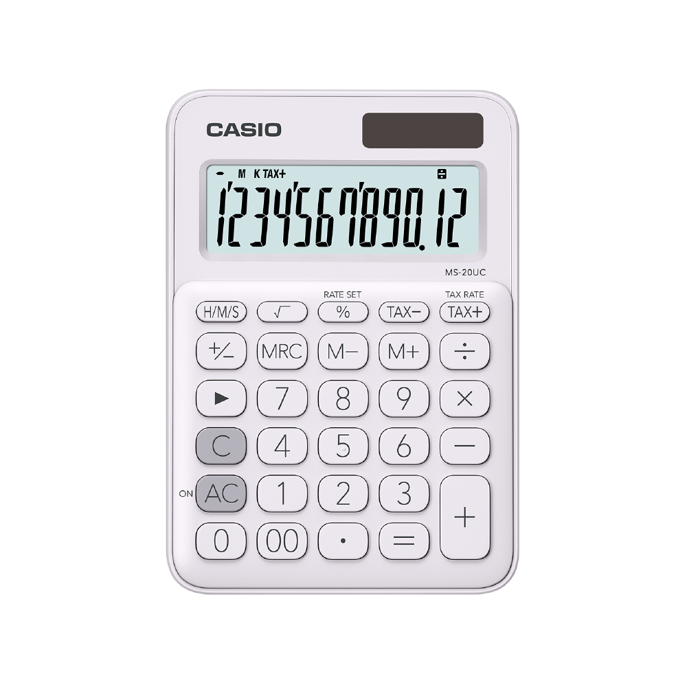 CASIO MS-20UC Mini Desktop Calculator — Casio Calculator | South Africa ...