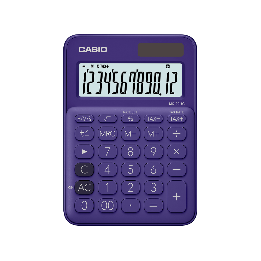 CASIO MS-20UC Mini Desktop Calculator — Casio Calculator | South Africa ...