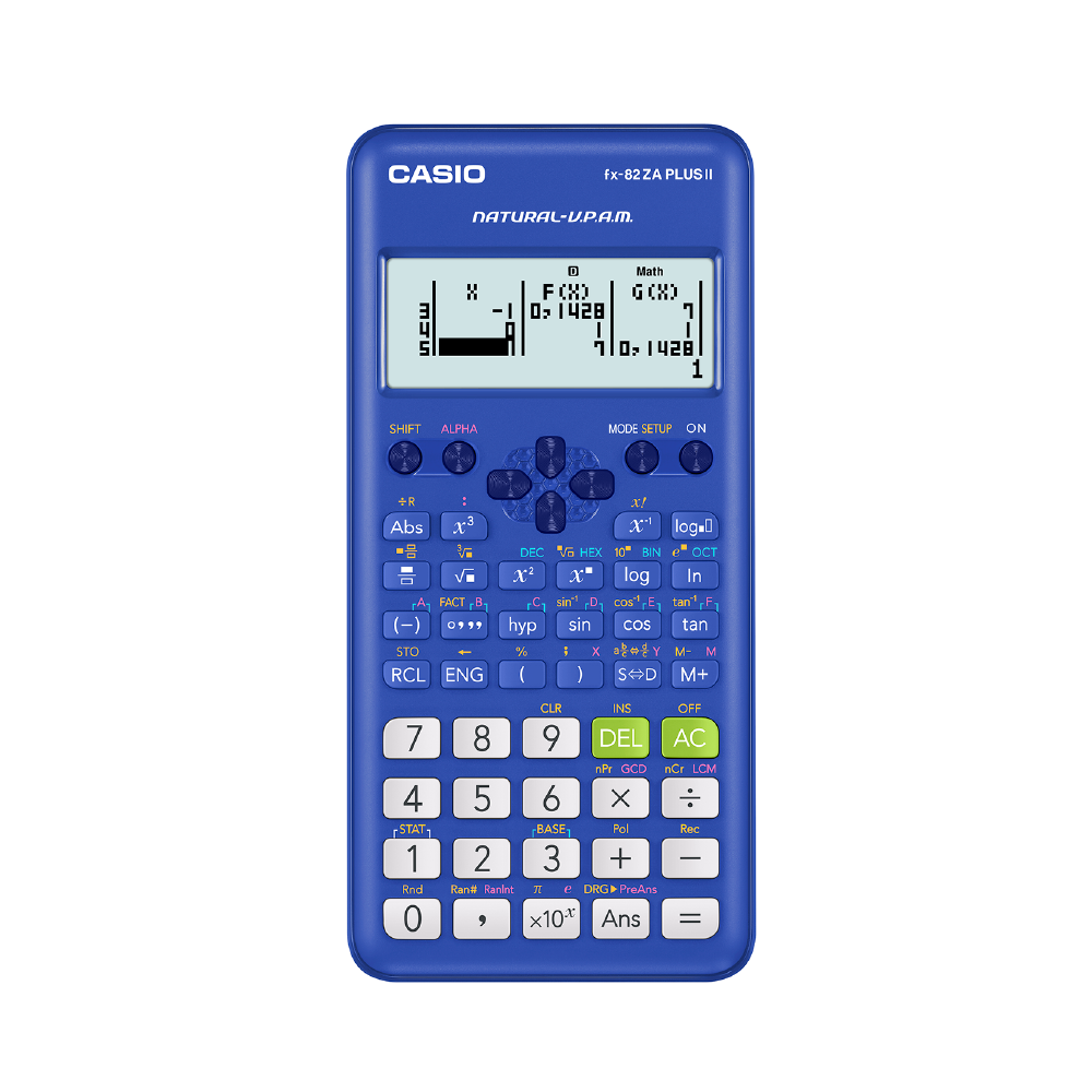 CASIO fx-82ZA PLUS II Scientific Calculator — Casio Calculator | South ...
