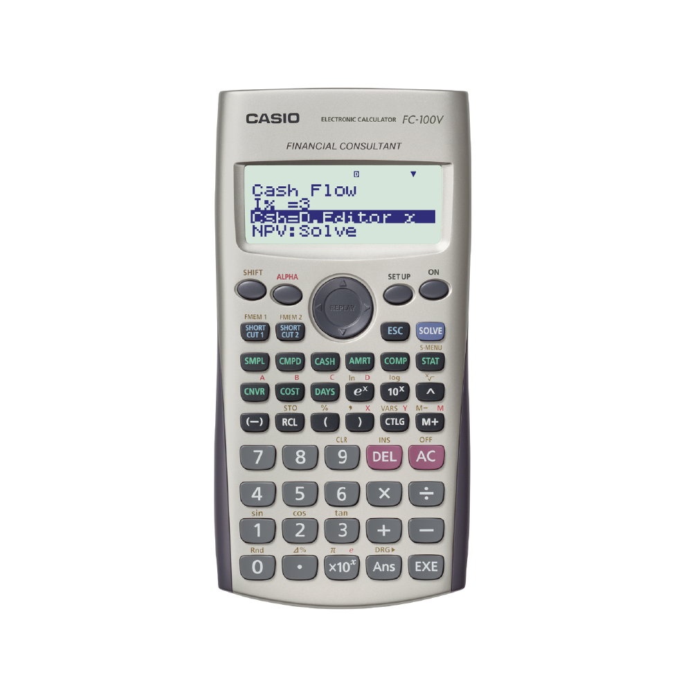 CASIO FC-100V Financial Calculator — Casio Calculator | South Africa ...